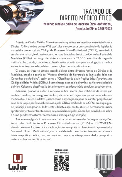 Tratado De Direito MÉdico Ético Lujur Editora
